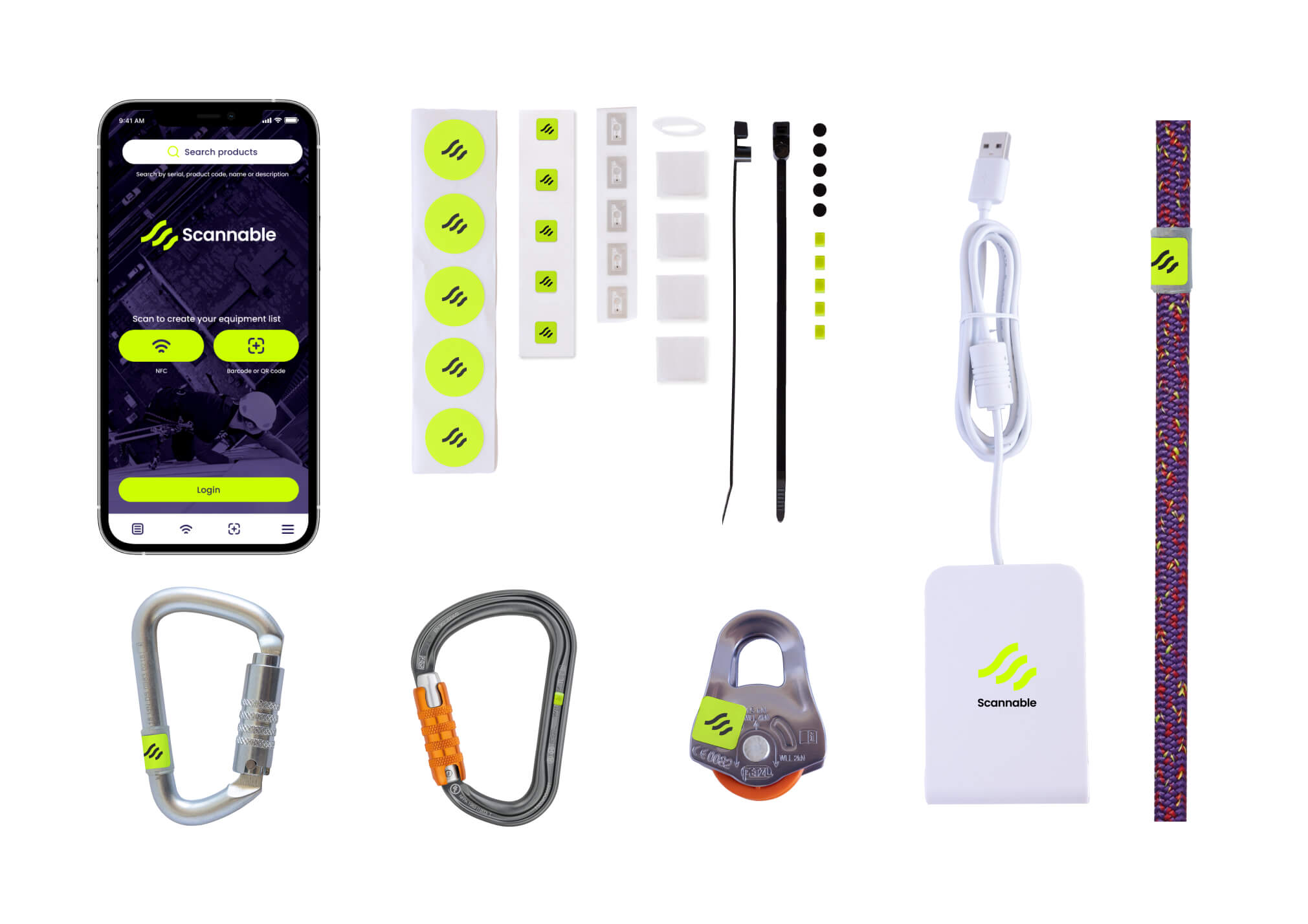 Scannable.io: PPE | Traceability | Digital Identities | NFC | QR