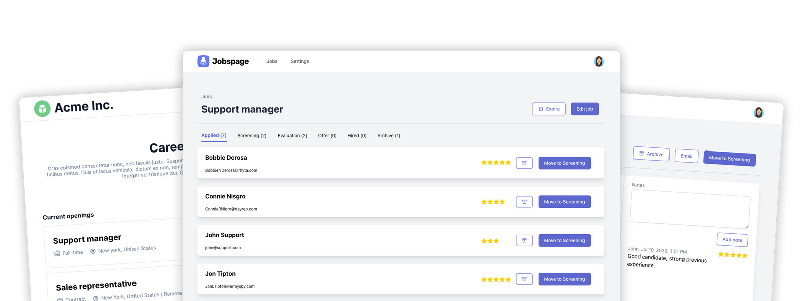 Free Applicant Tracking System & Recruiting Software