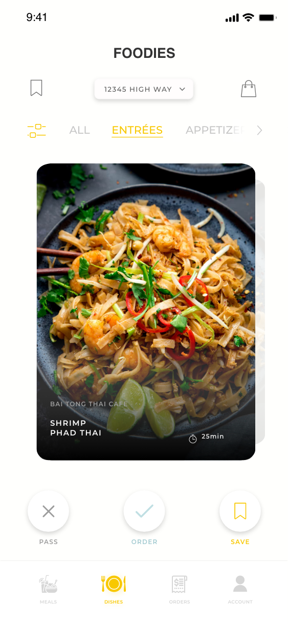 Emily Rowland - UX portfolio: foodies