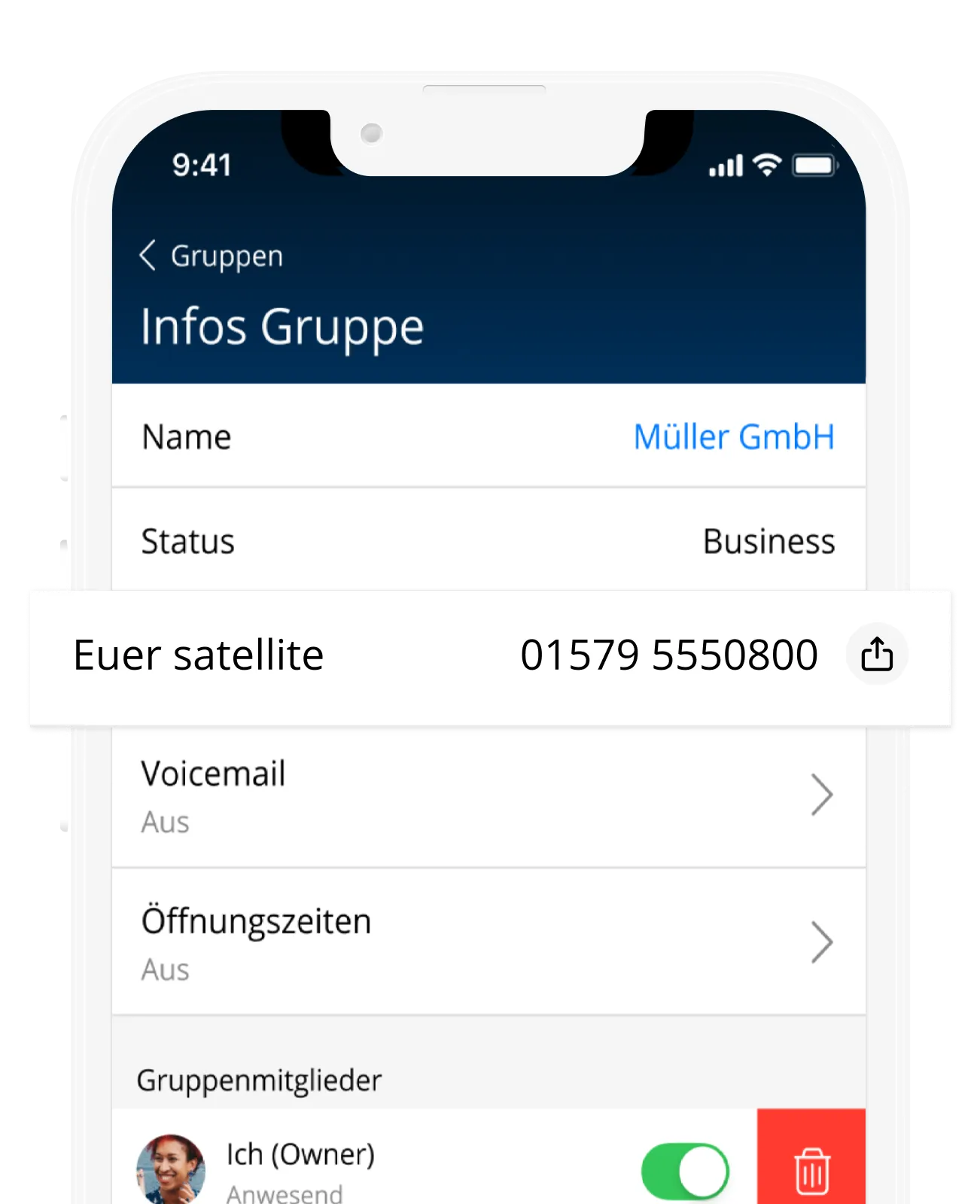 Eine professionelle Telefonnummer für deine Firma