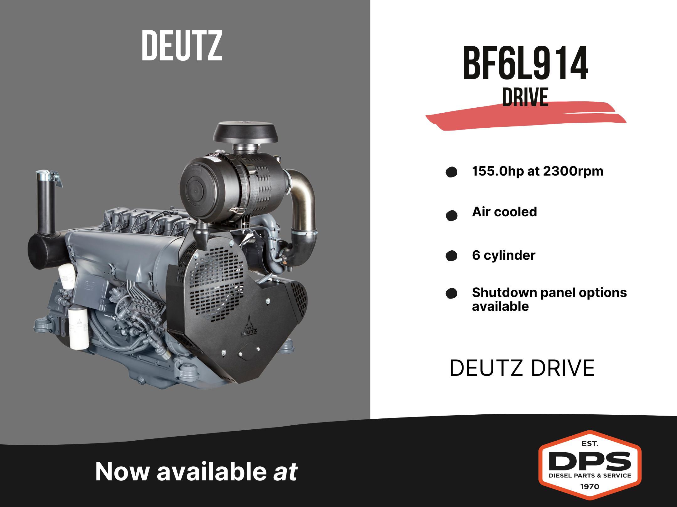 Deutz Diesel Engine BF6L914 | Diesel Parts & Service