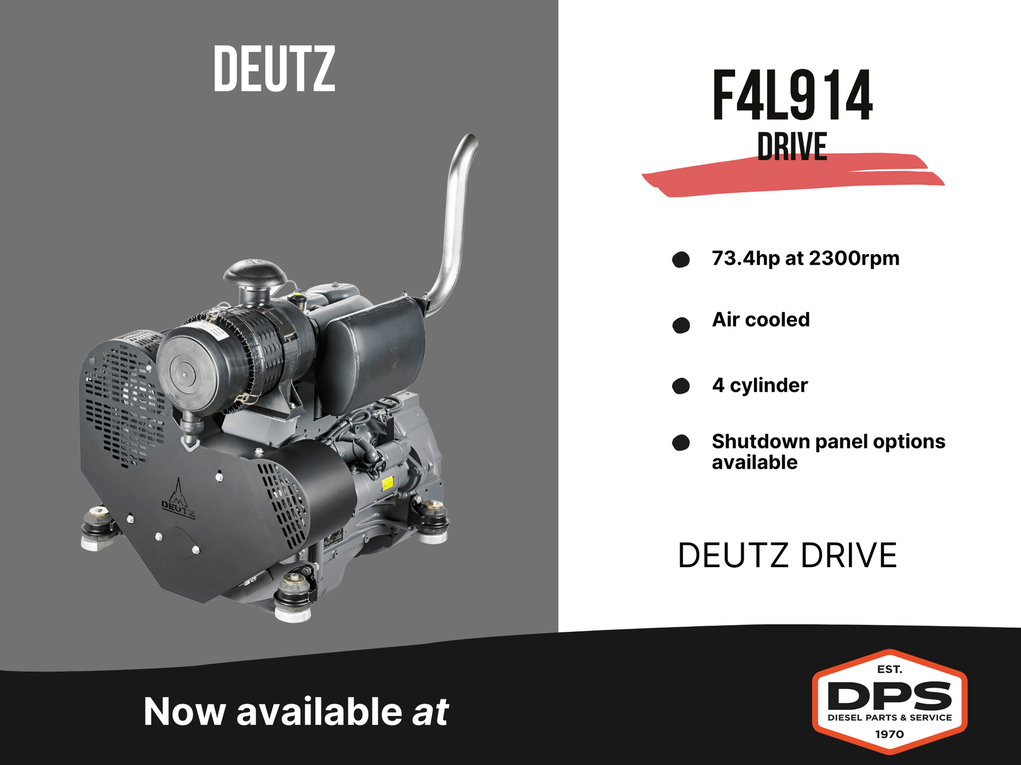 Deutz Diesel Engine F4L914 | Diesel Parts & Service