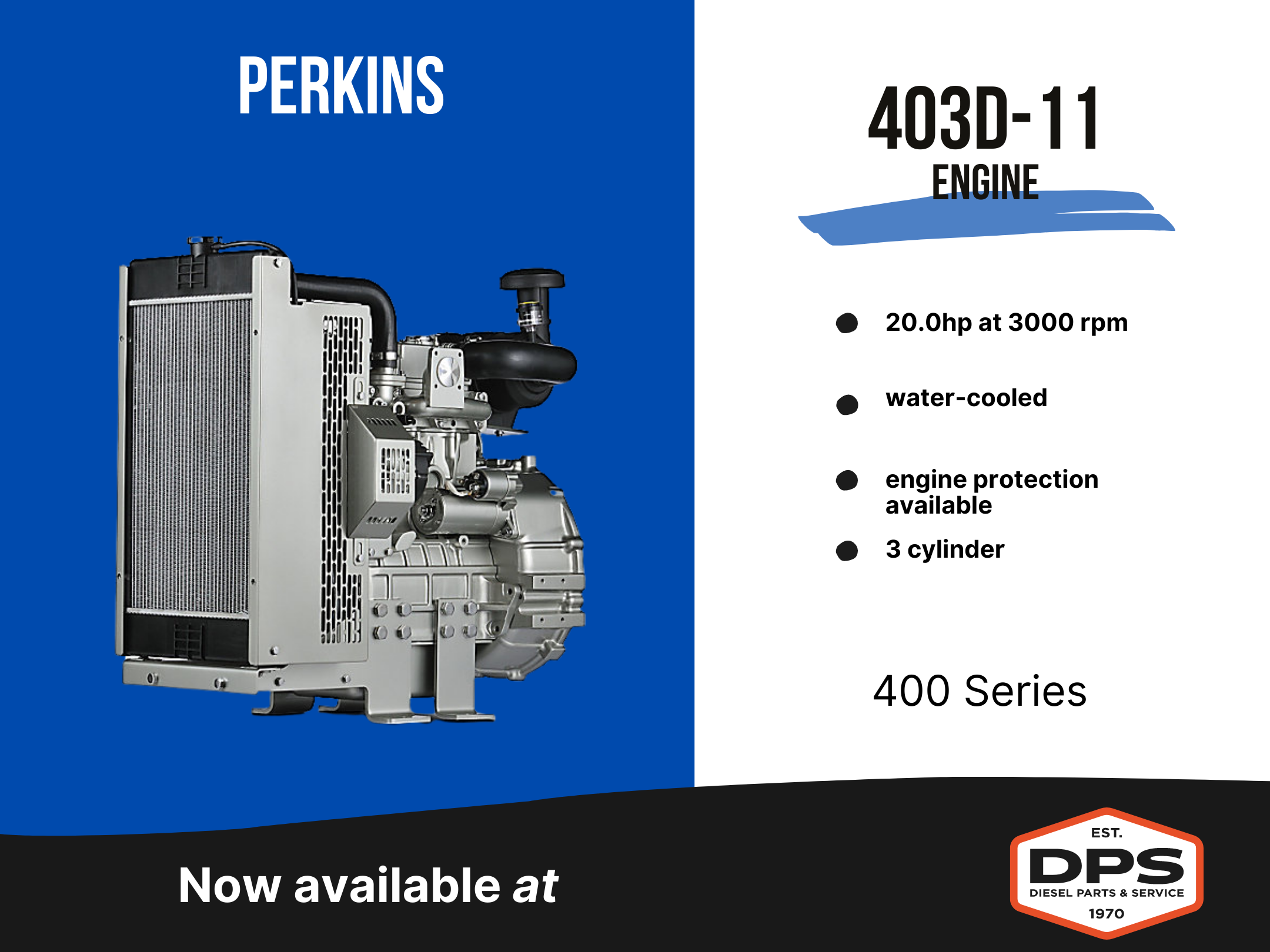Perkins Diesel Engine 403d-11 | Diesel Parts & Service