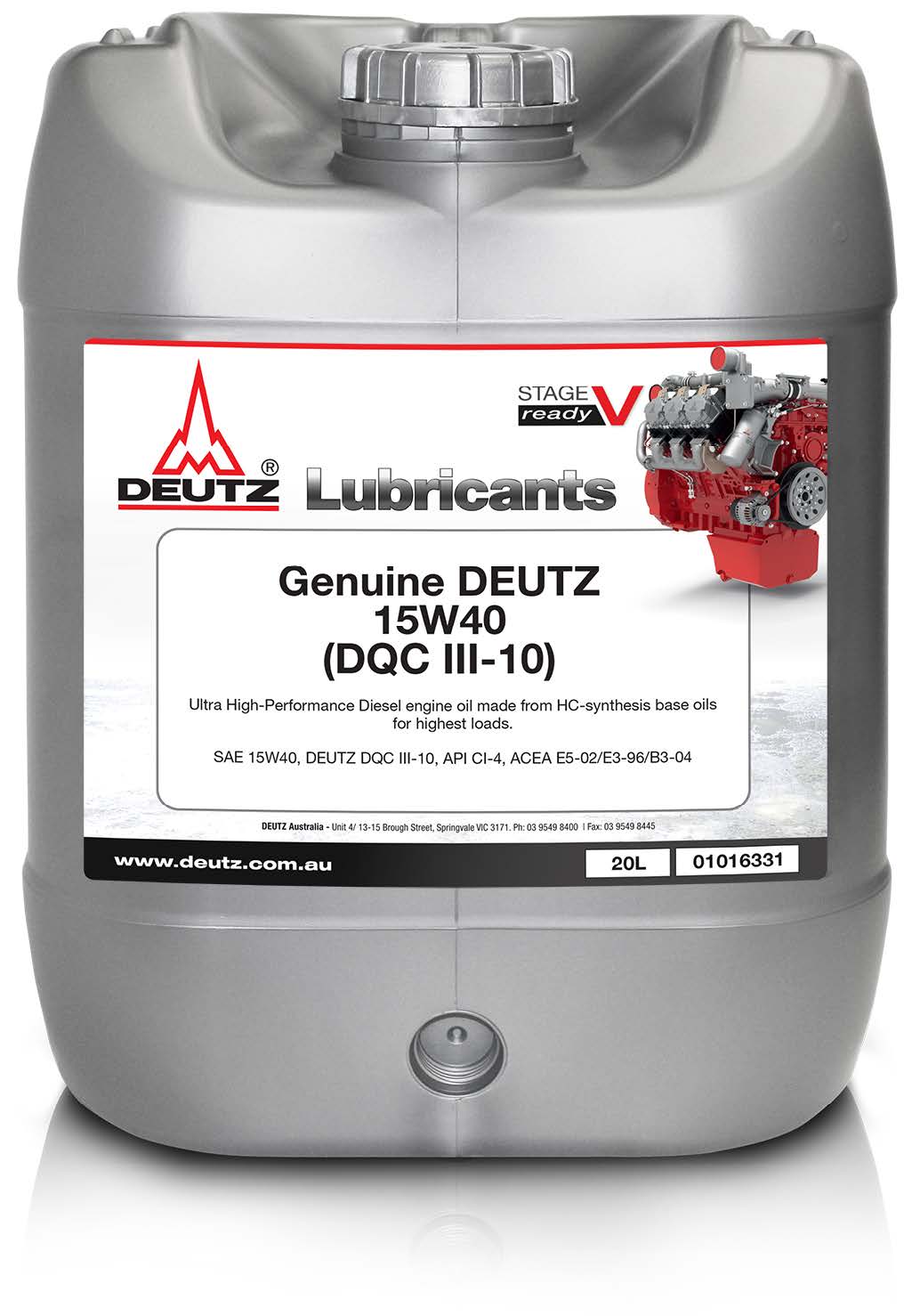Deutz Operating Fluids | Diesel Parts & Service