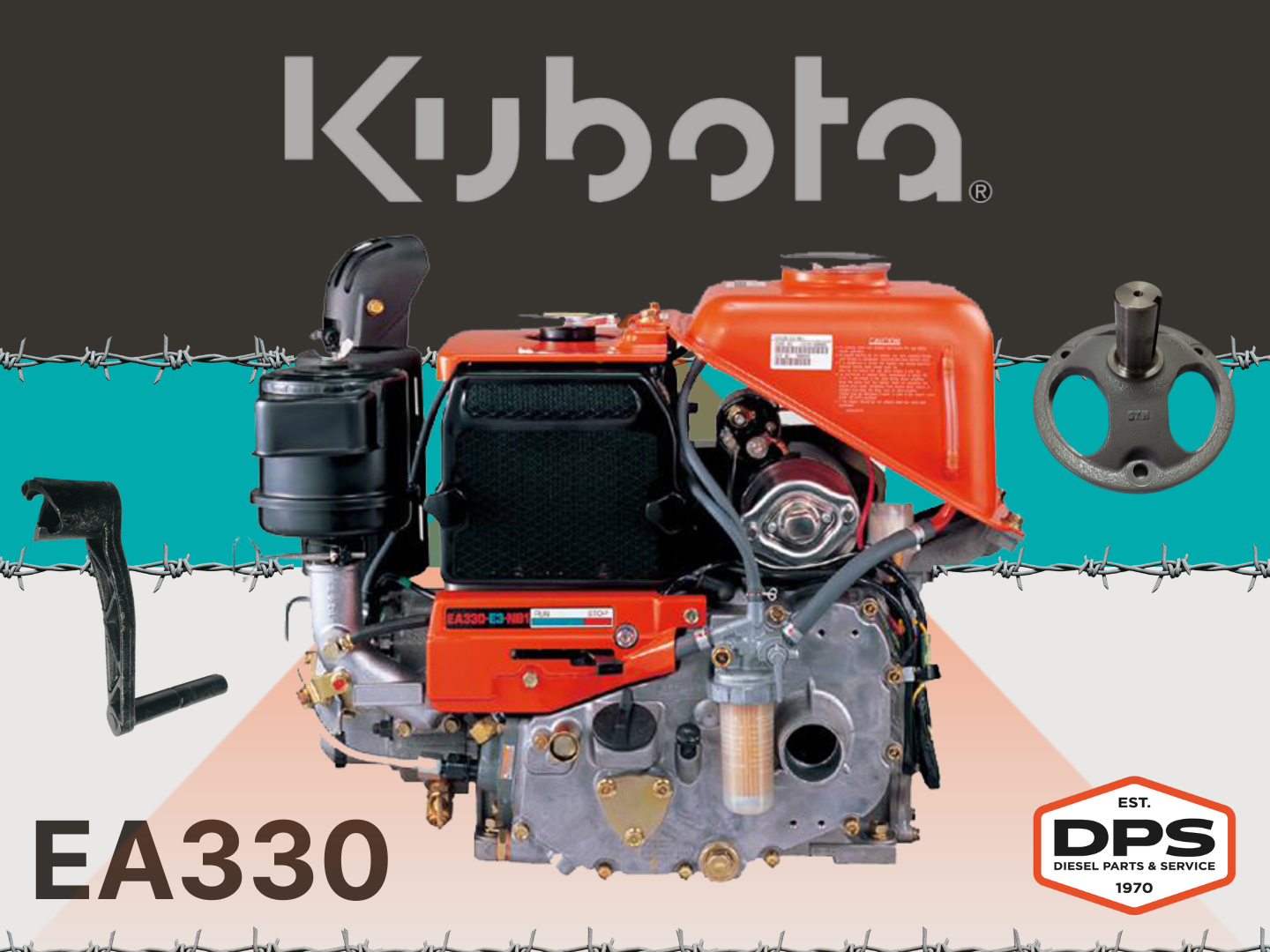 Kubota Diesel Engine EA330 | Diesel Parts & Service