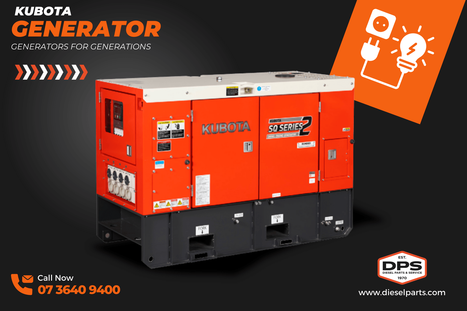 Kubota Generators | Diesel Parts & Services