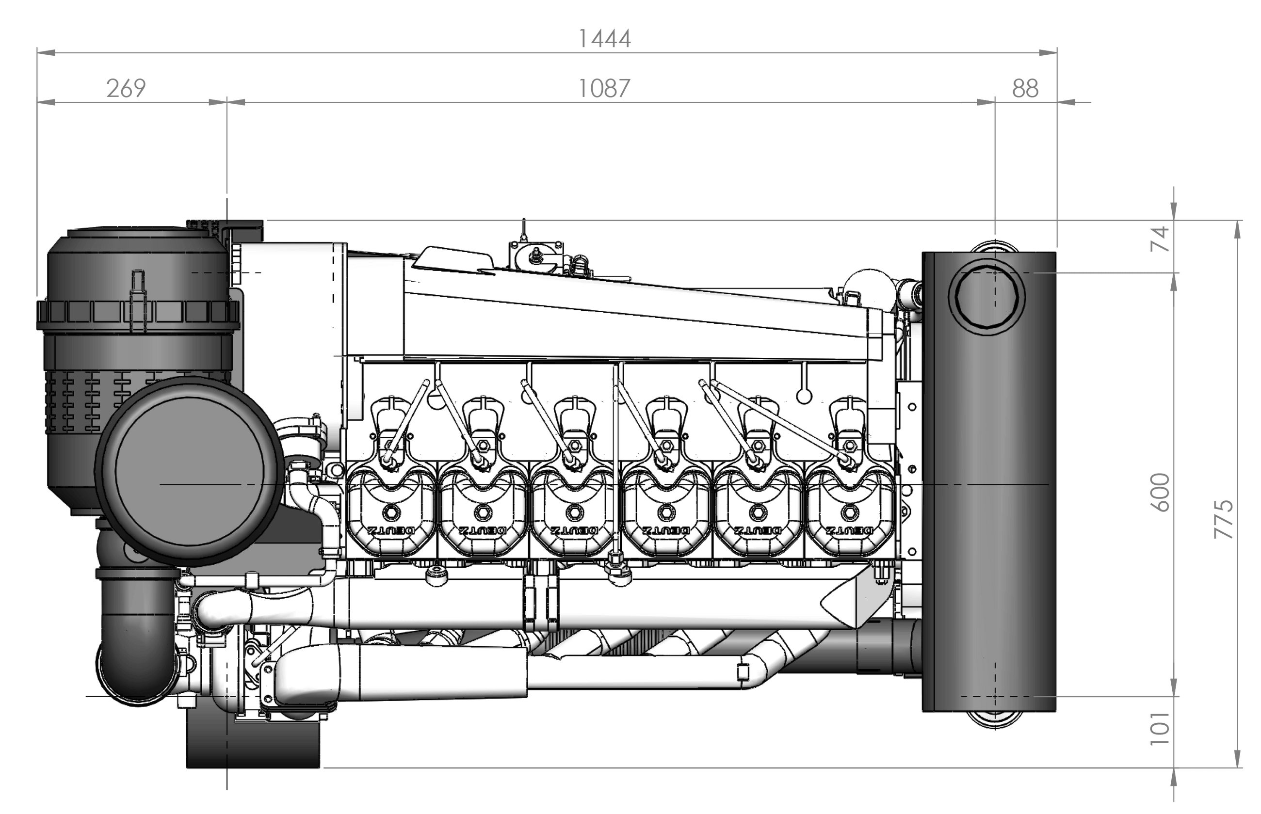 Deutz Diesel Engine F6L914 | Diesel Parts & Service
