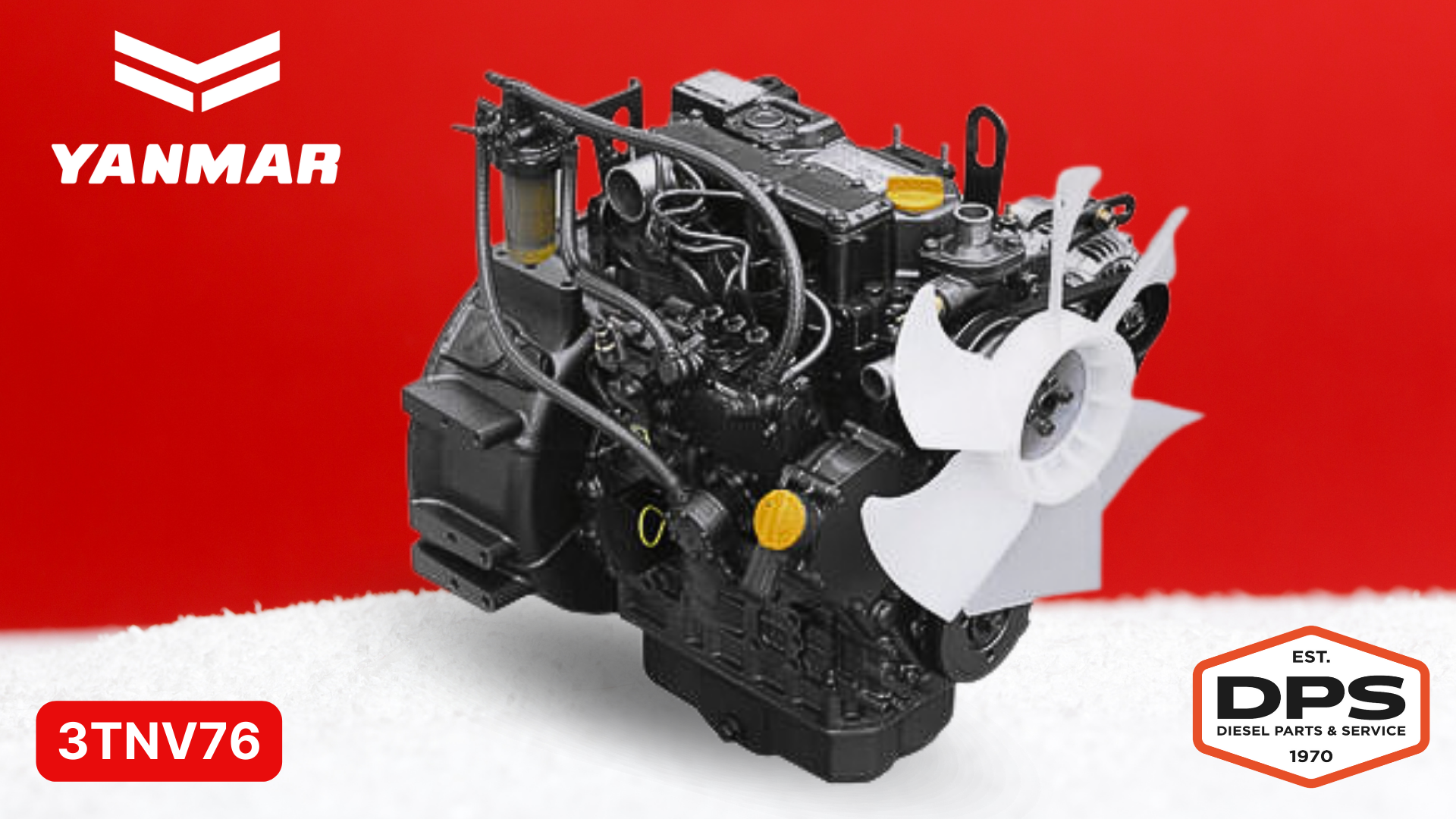 Yanmar Diesel Engine 3TNV76 | Diesel Parts & Service