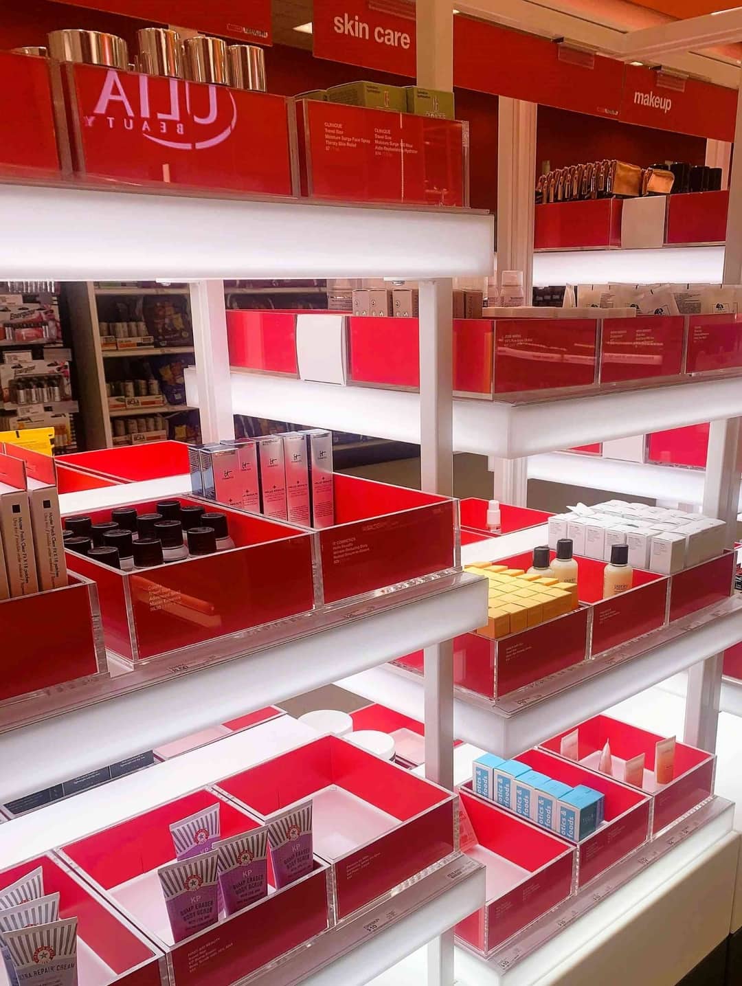 Displays, fixtures + signage for beauty + health
