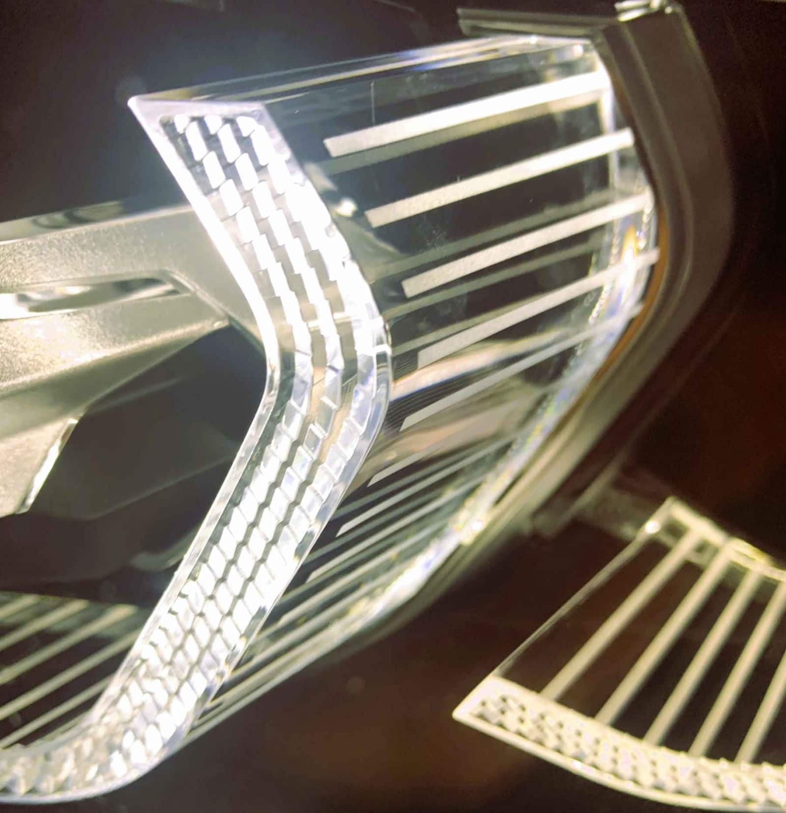 Distribute LED light evenly via custom light guide plates