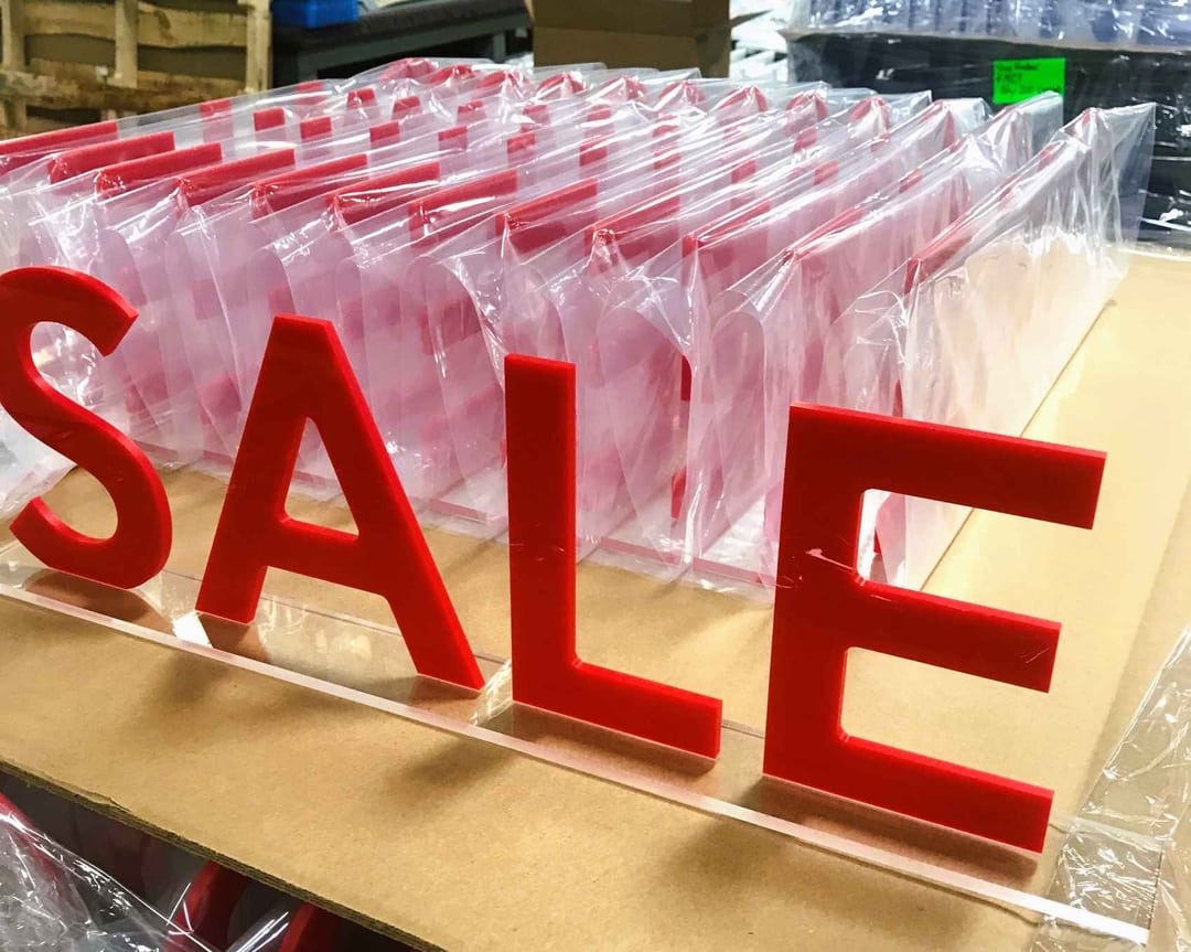 Dimensional letters, pin letters + foam letters