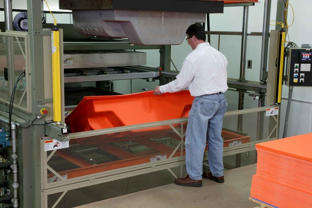 Vacuum forming + drape forming in-house capabilities
