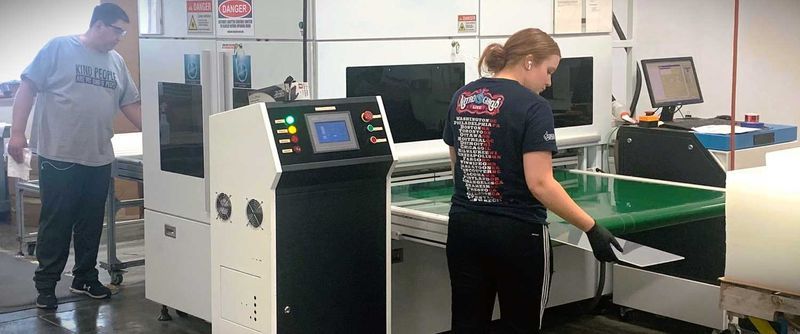 Distribute LED light evenly via custom light guide plates