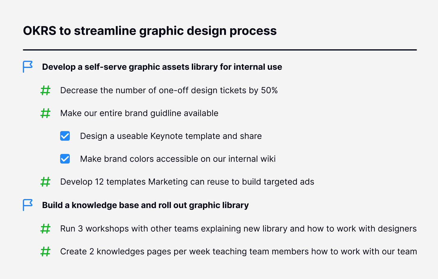 Ux Okrs How To Set And Measure Achievable Team Goals