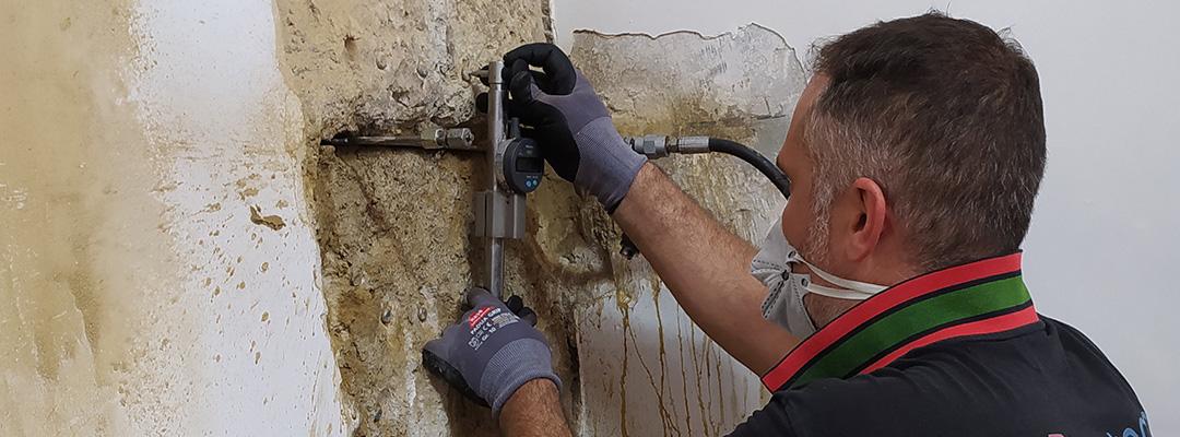 Istemi - Rilievo con deformometro