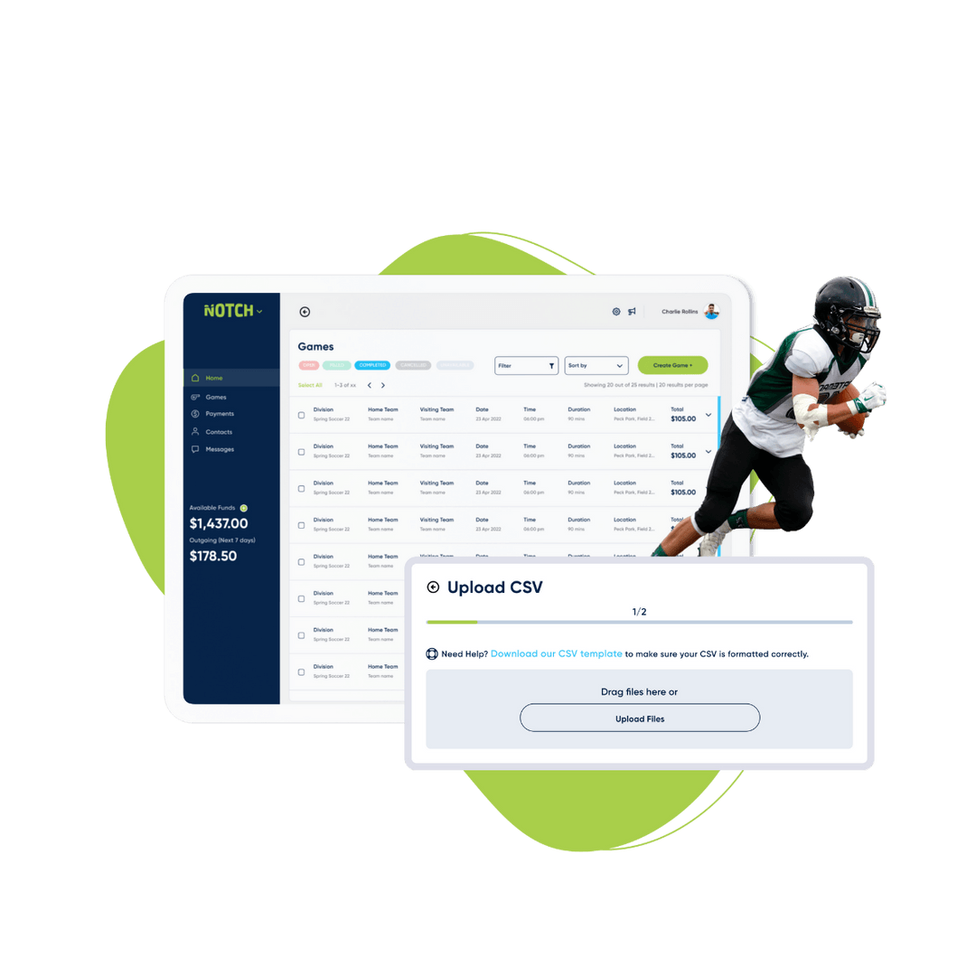 Notch :: League Referee Scheduling App