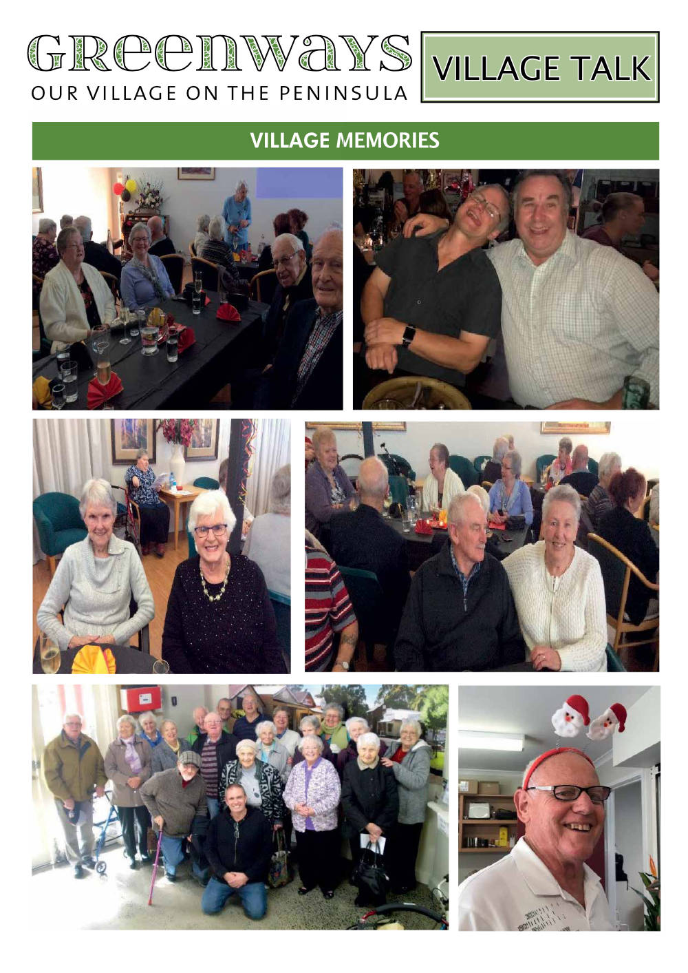 Village Talk – Autumn 2018 – Greenways Retirement Village