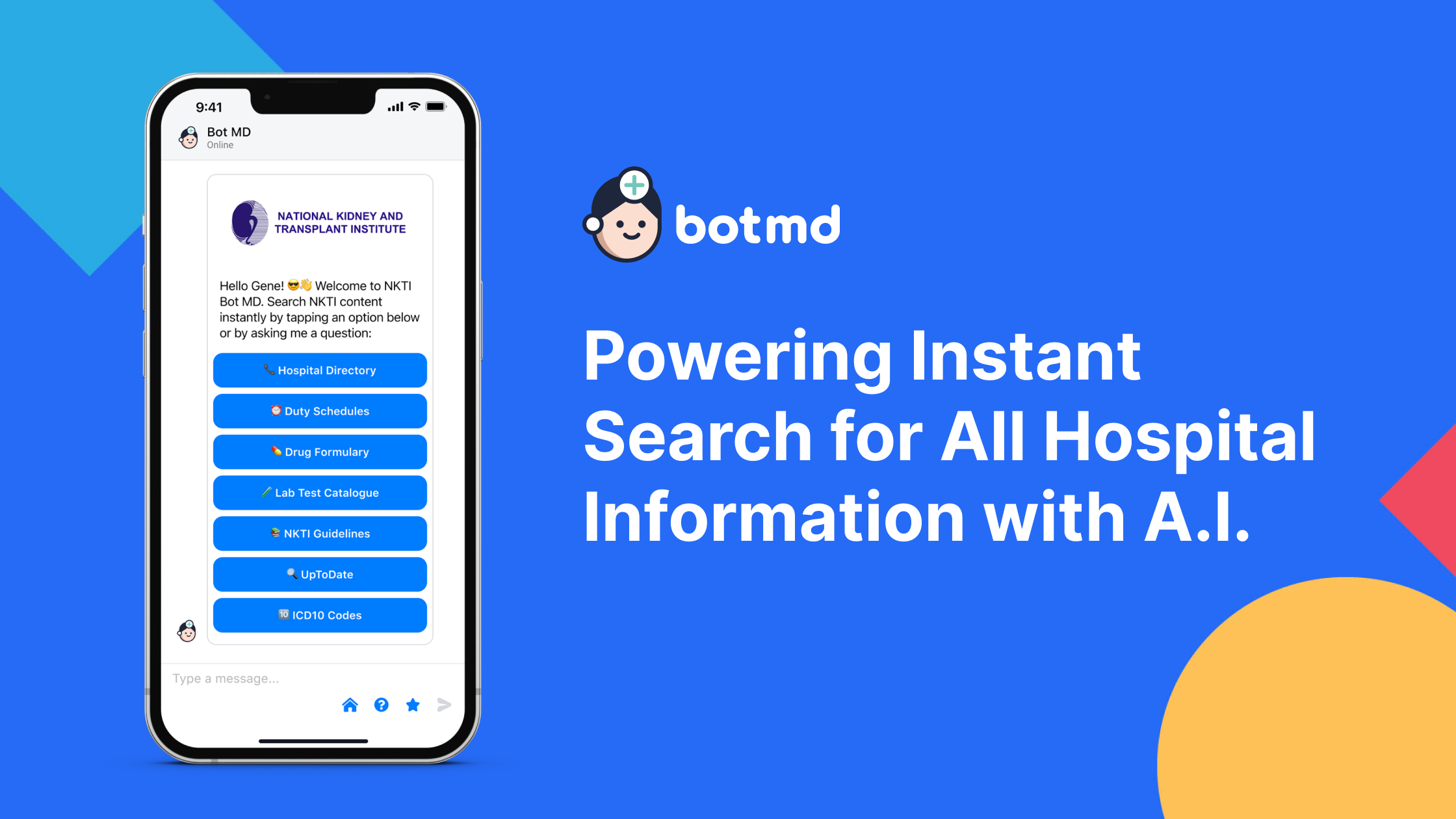 NKTI x Bot MD Hospital