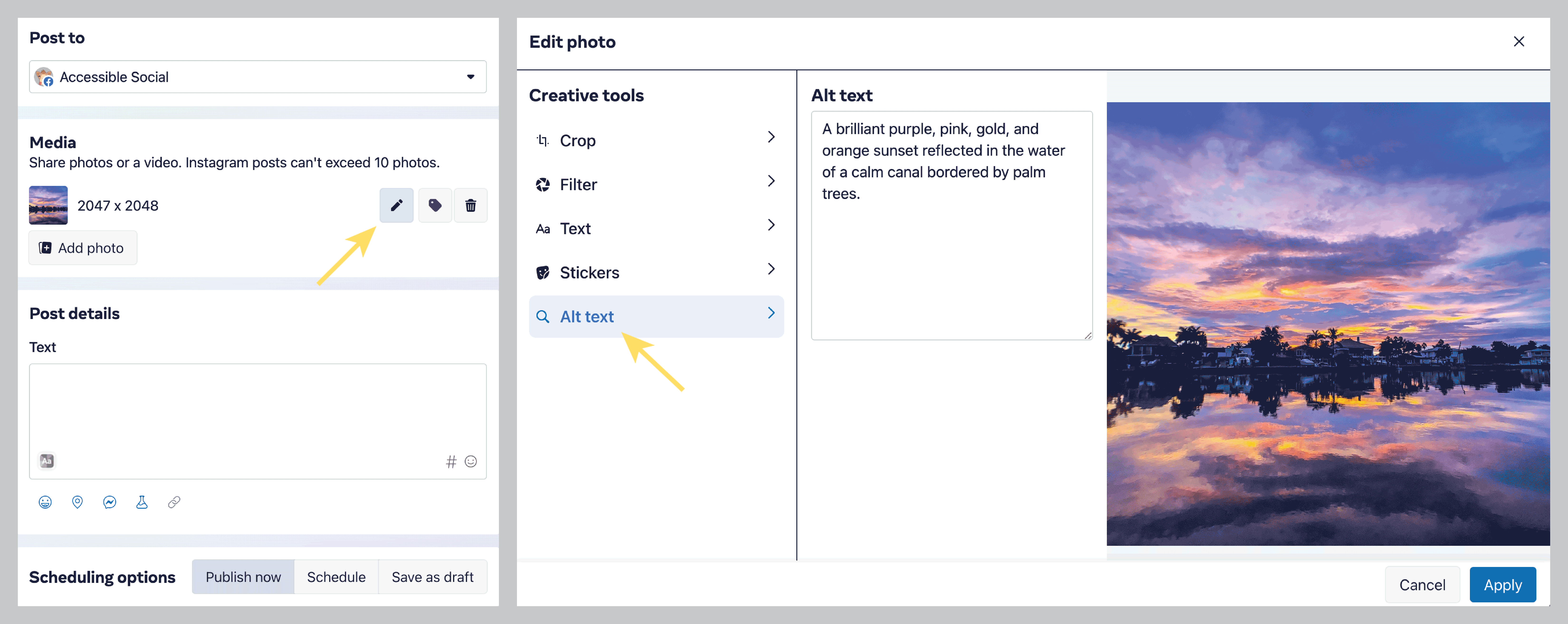 Platform Image Accessibility