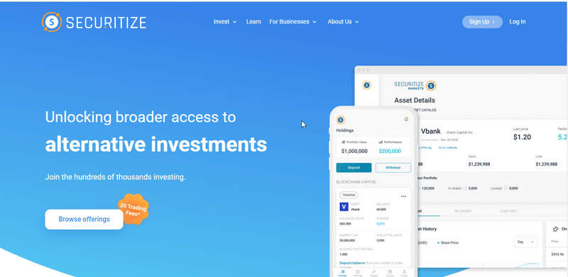 Securitize - Features, Reviews, Alternatives | VC Stack