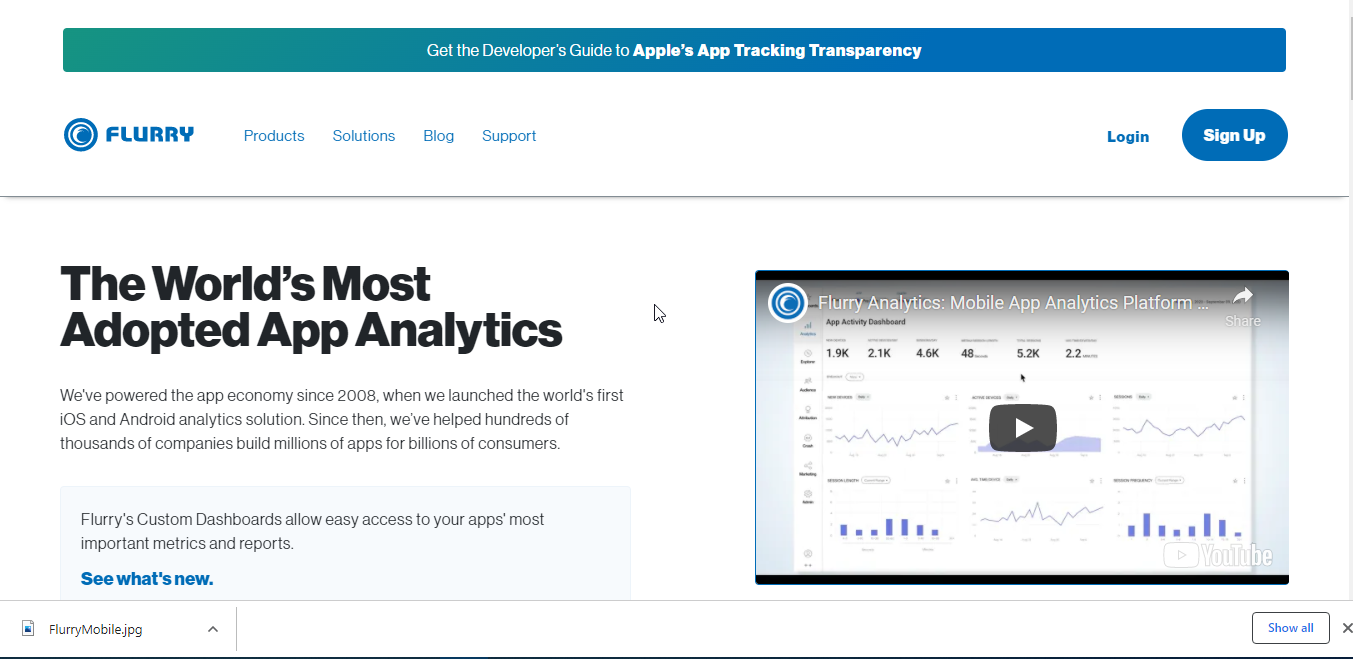 Flurry - Features, Reviews, Alternatives | VC Stack