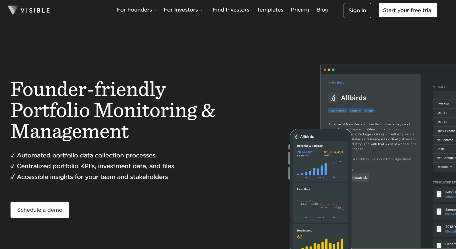 Visible Vc Features Reviews Alternatives Vc Stack
