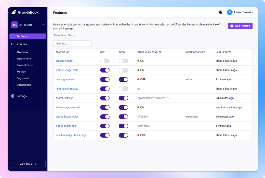GrowthBook - Open Source Feature Flags and A/B Tests