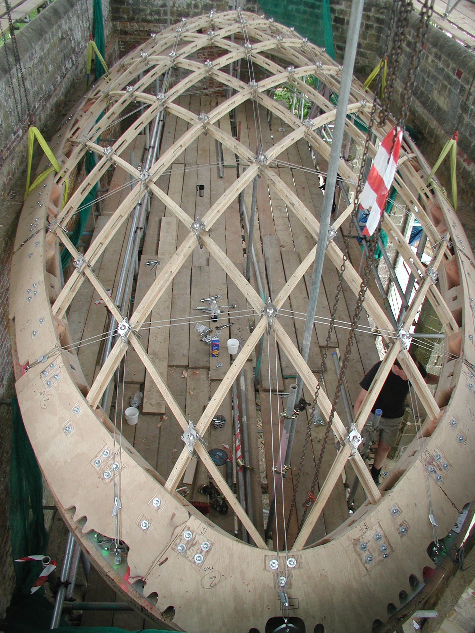 Xylotek - Chiddingstone Castle Gridshell
