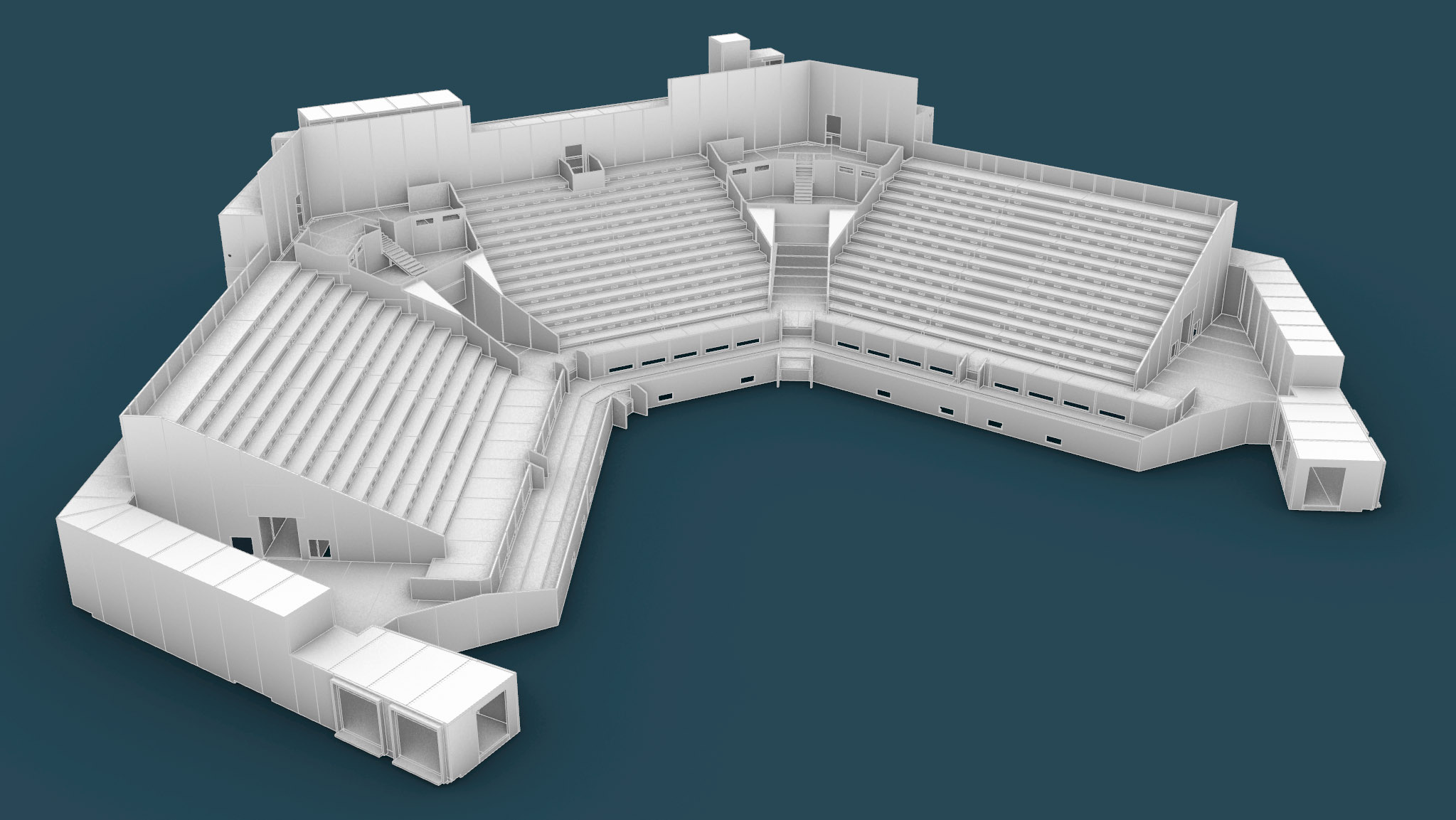 Xylotek - Demountable CLT theatre structure Demountable Auditorium ...