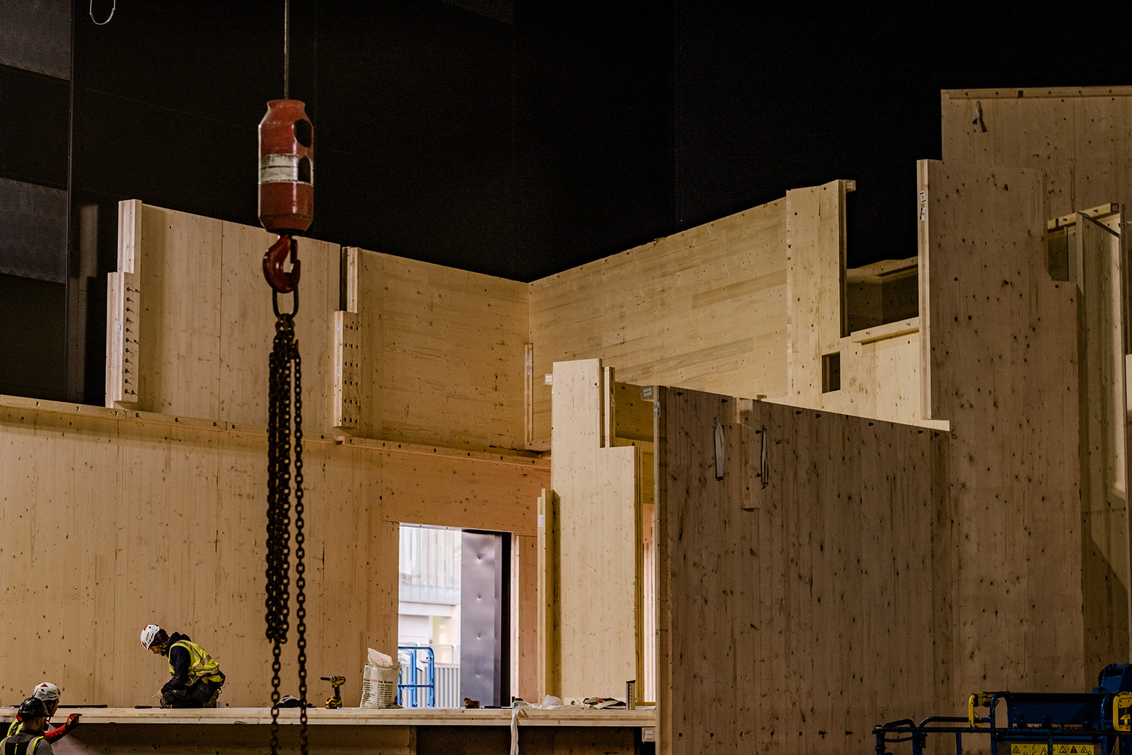 Xylotek - Demountable CLT theatre structure Demountable Auditorium ...