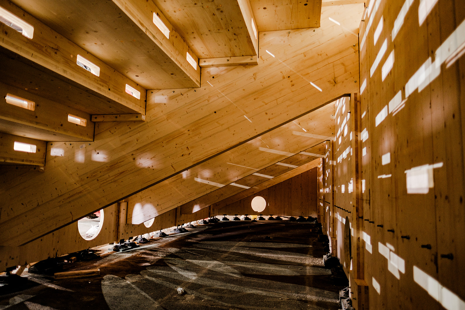 Xylotek - Demountable CLT theatre structure Demountable Auditorium ...