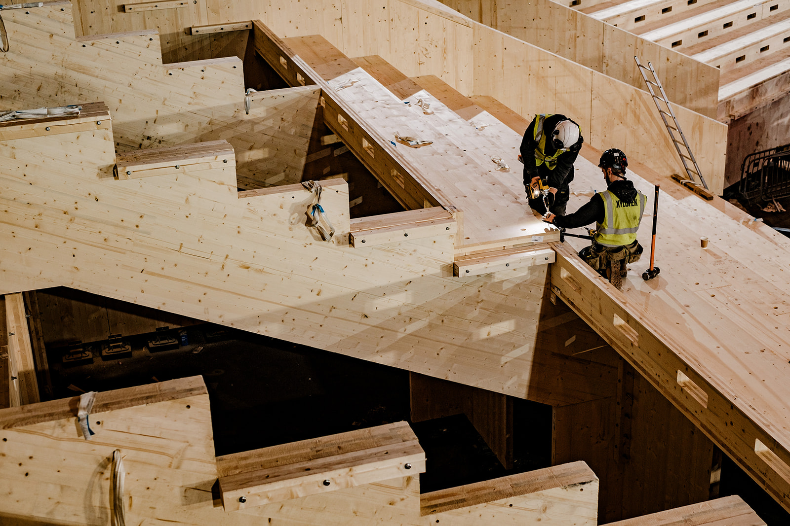 Xylotek - Demountable CLT theatre structure Demountable Auditorium ...