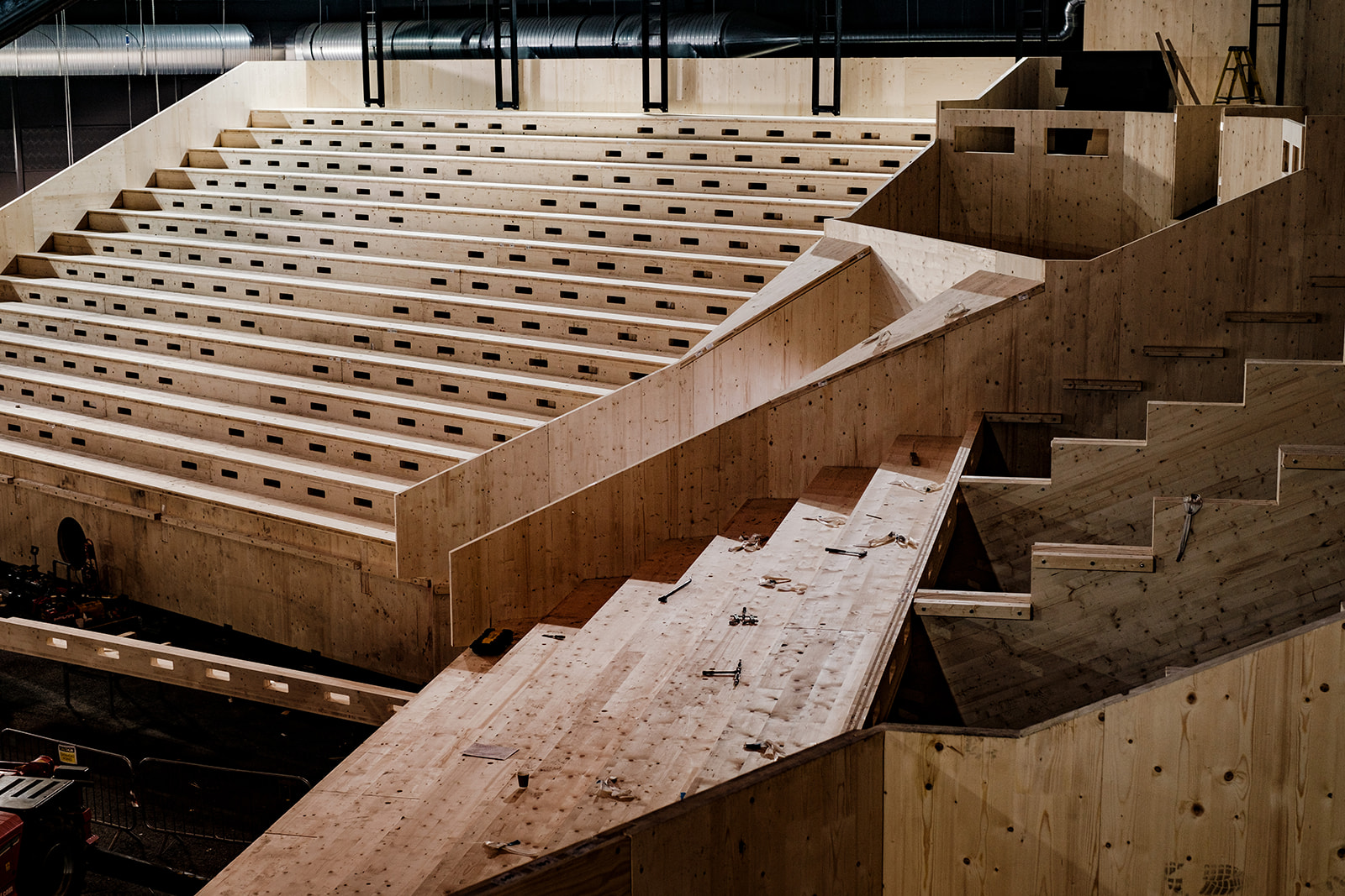 Xylotek - Demountable CLT theatre structure Demountable Auditorium ...