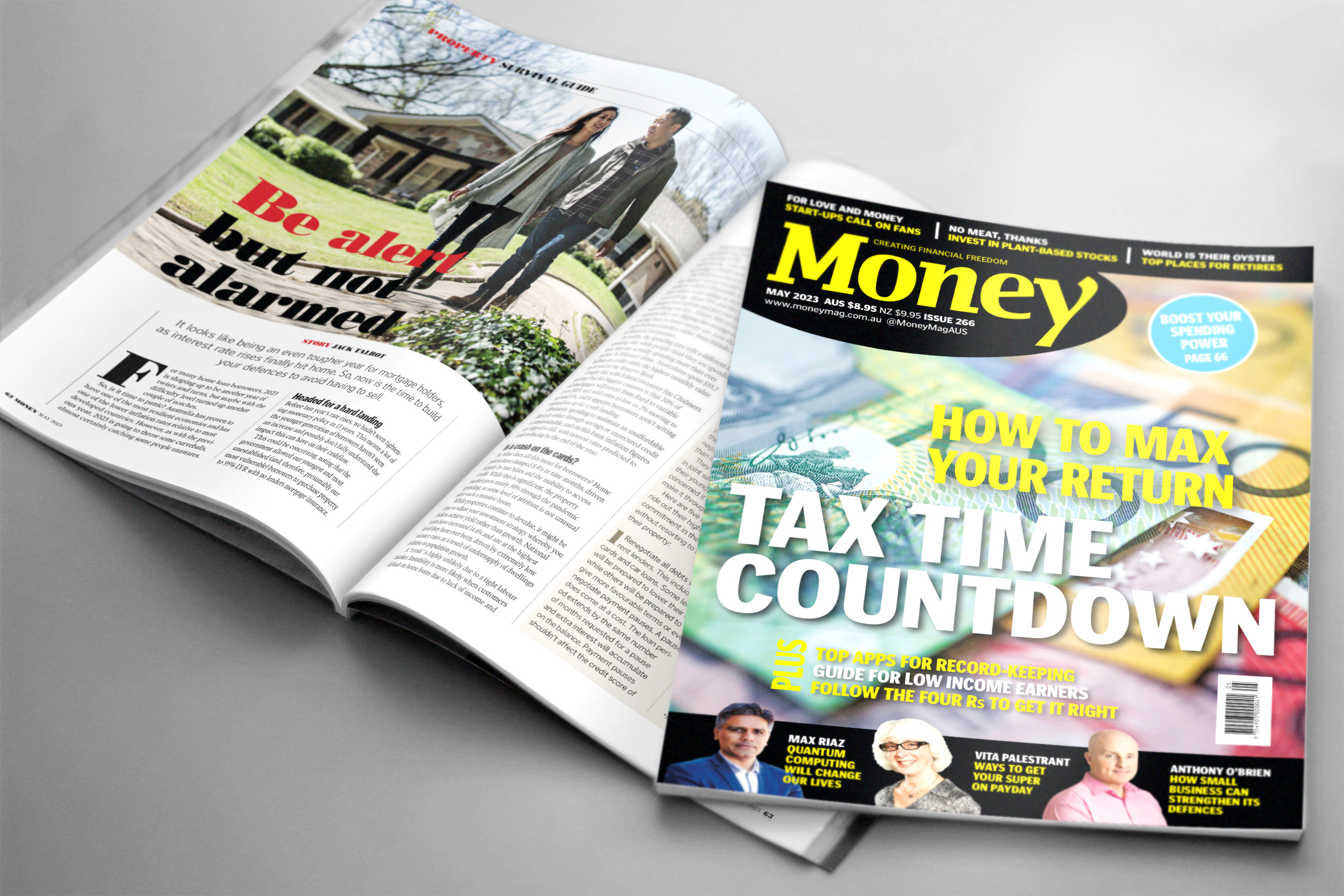 Money Magazine - Be Alert but not alarmed