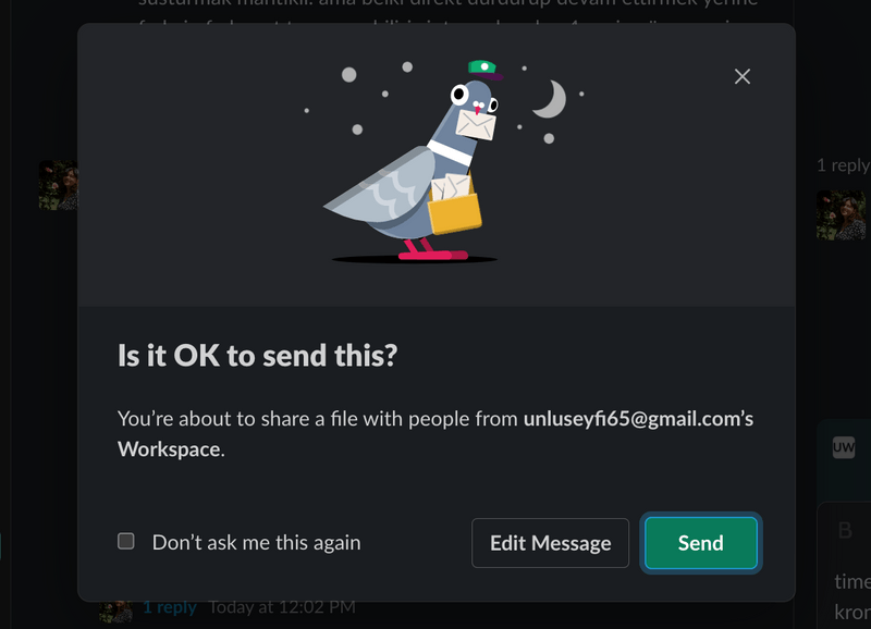 Slack’s confirmation popup window is necessary but fun - UserOnboarding ...