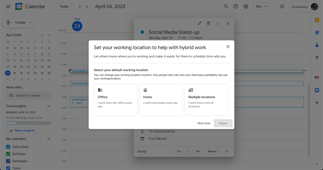 Google Calendar’s personalization feature is introduced ...