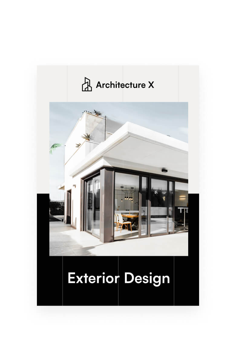 Exterior design - Architecture X - Webflow Ecommerce website template