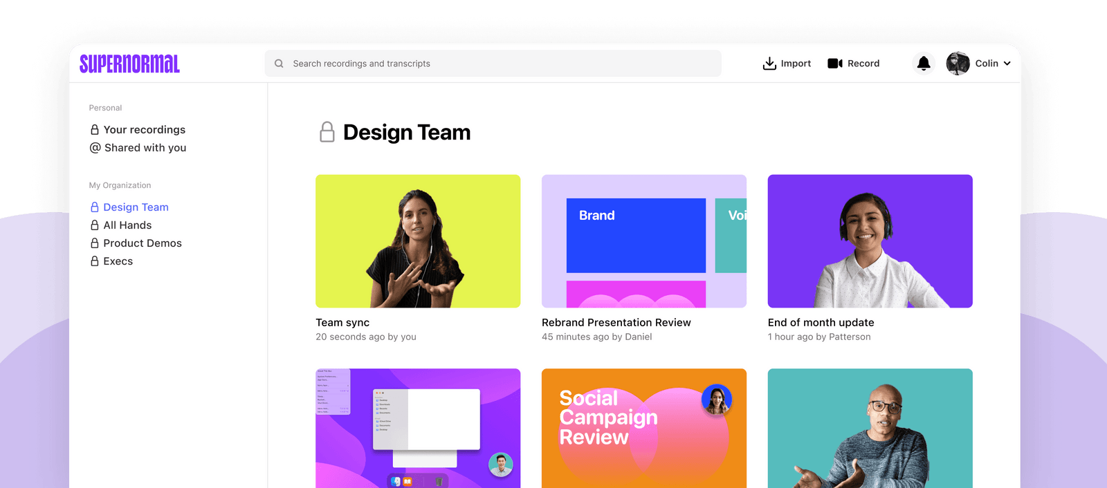 Supernormal: Video for Remote and Hybrid Work | Supernormal