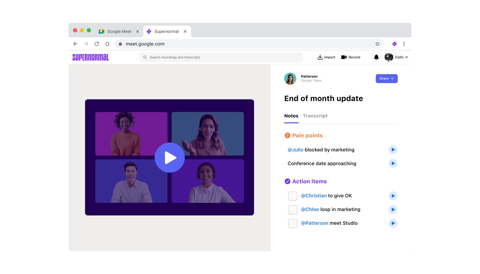Supernormal - AI That Writes Your Meeting Notes