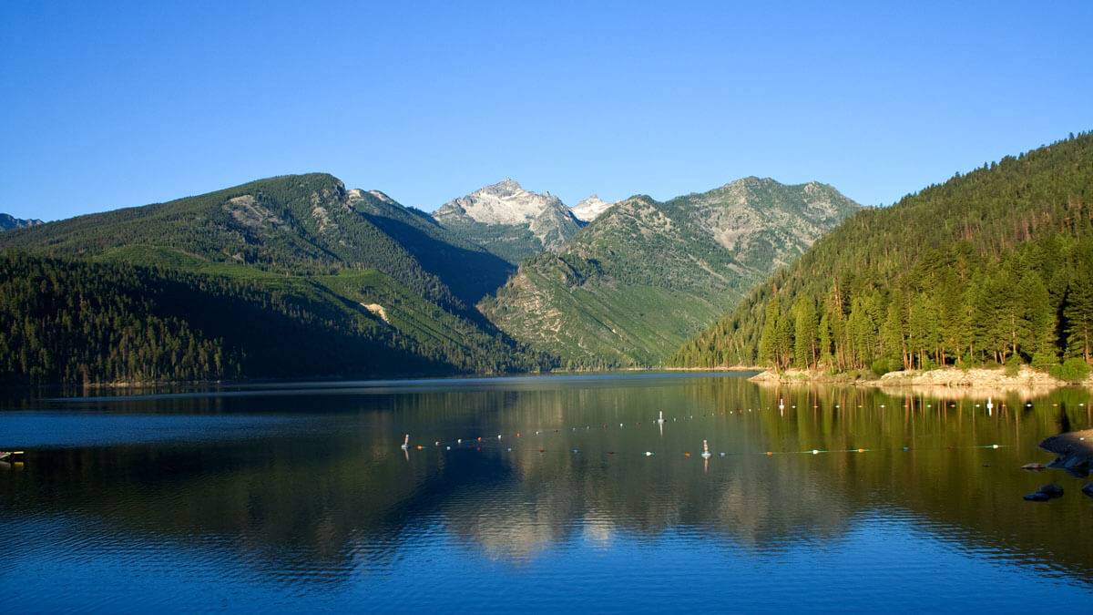 Lake Como Beach in the Bitterroot National Forest