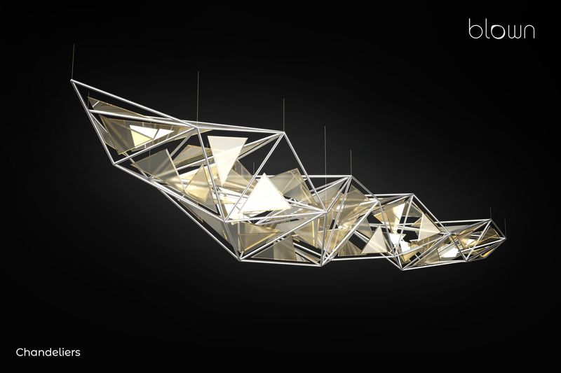 Chandelier interior design | Blown design