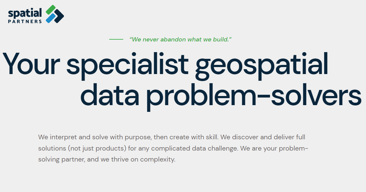 Spatial Partners - Our Work