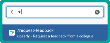 Slack Feedback App - upearly