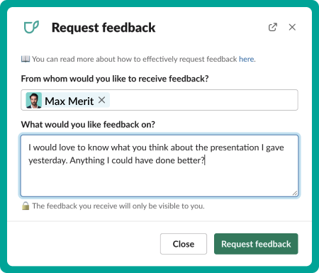Slack Feedback App - upearly