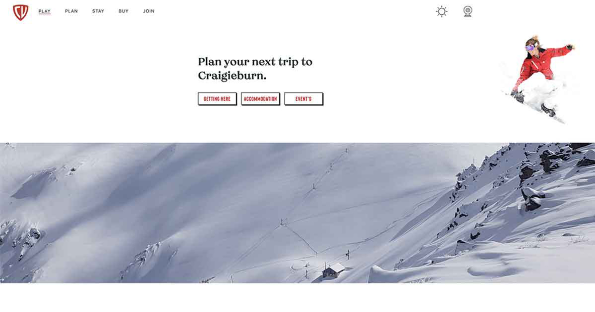 Craigieburn Valley Ski Area - Plan