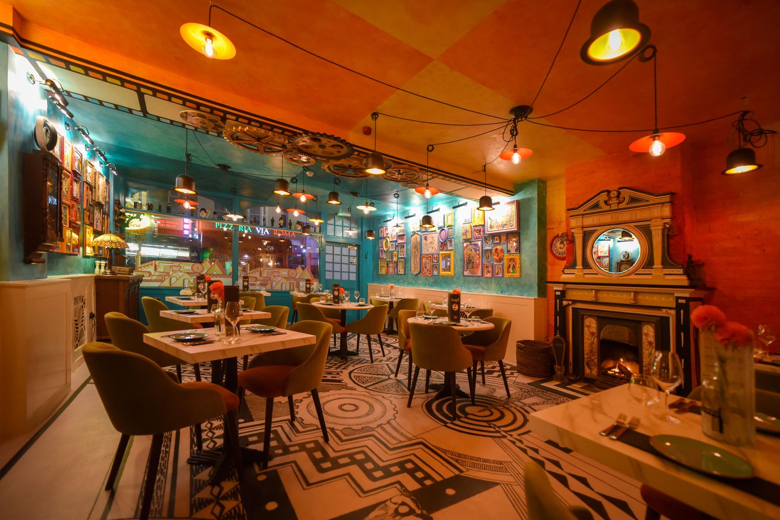 Modern Times Restaurant - Inside Chaplins & The Cellar Bar