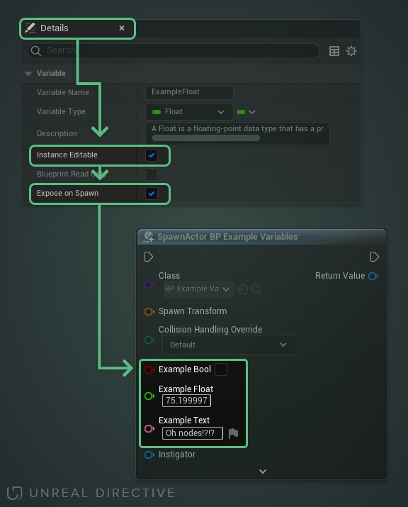 Blueprint Variables: What you need to know