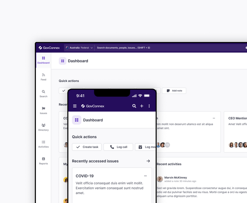 GovConnex | Political Intelligence and CRM Software