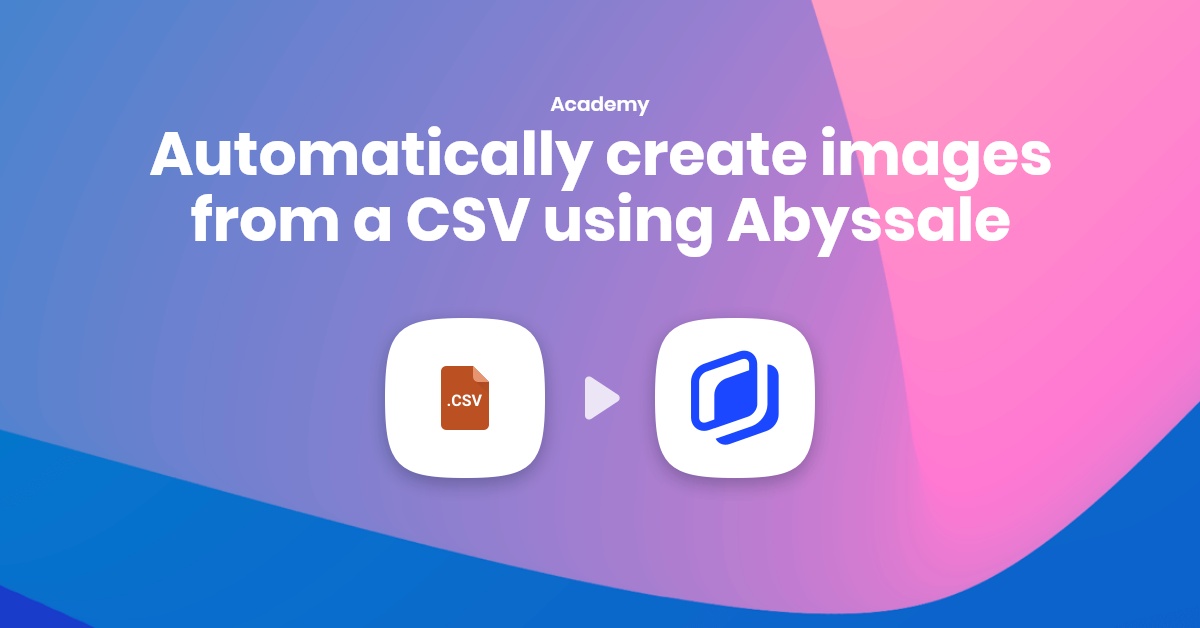 How to automatically generate images from .CSV files