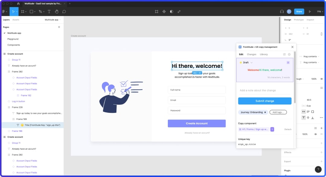 Frontitude | One place for your product copy from design to production
